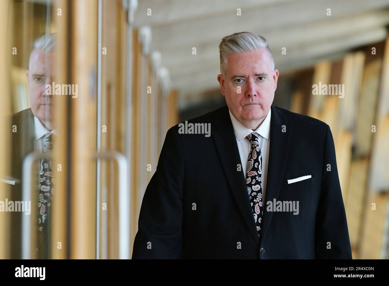 Edinburgh Scotland, UK 30 May 2023. George Adam MSP at the Scottish ...