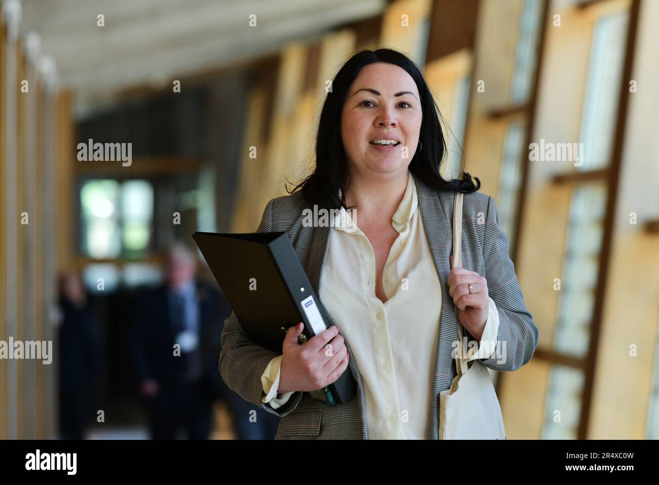 Edinburgh Scotland, UK 30 May 2023. Monica Lennon MSP at the Scottish ...