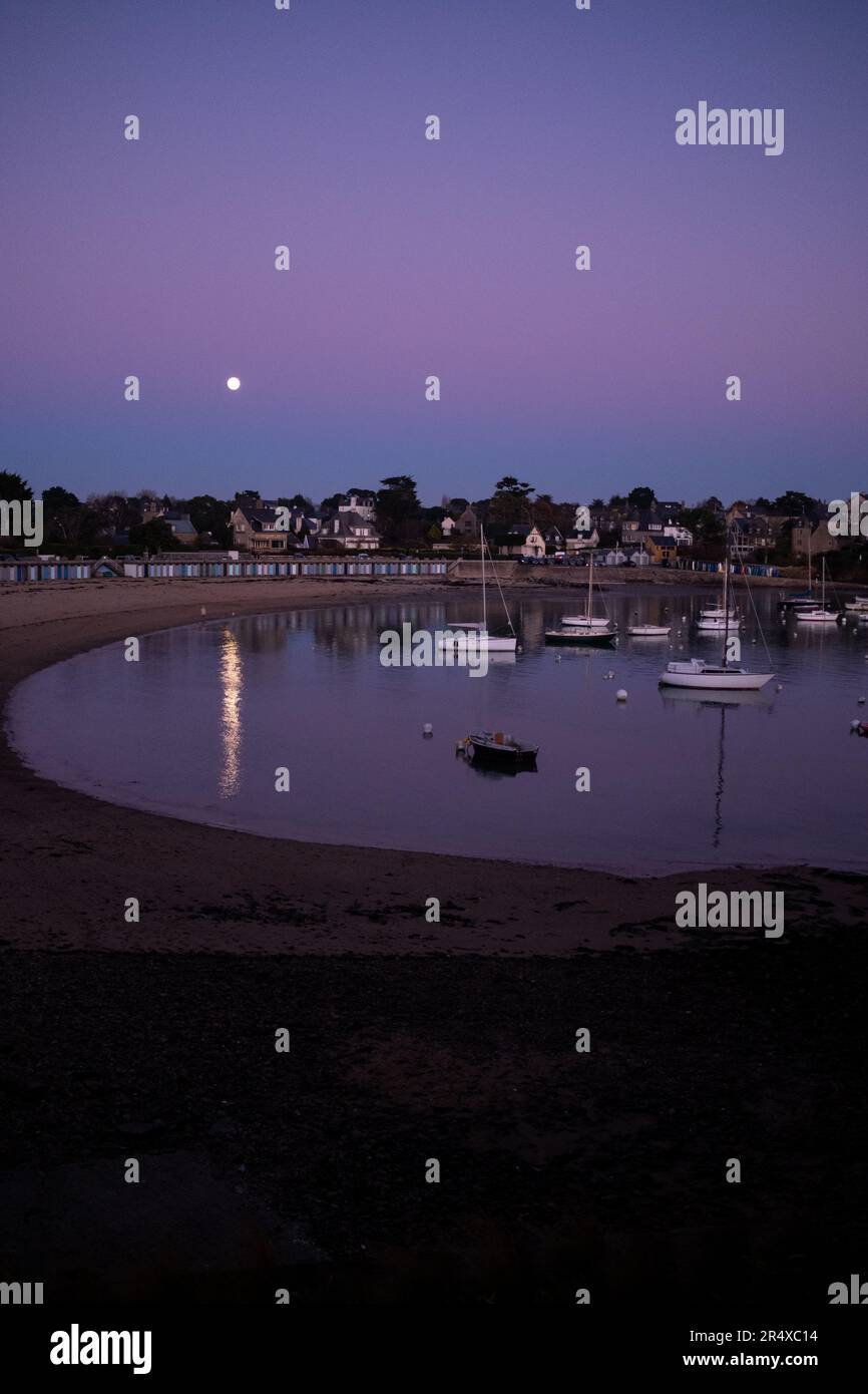France, Brittany, Saint-Briac-sur-Mer the 2021-12-18. Tourism and ...