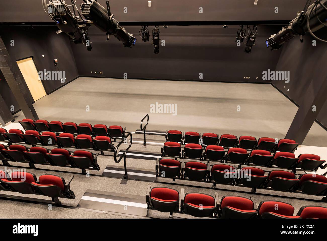 Theatre and stage lighting in a recently renovated and upgraded rural ...