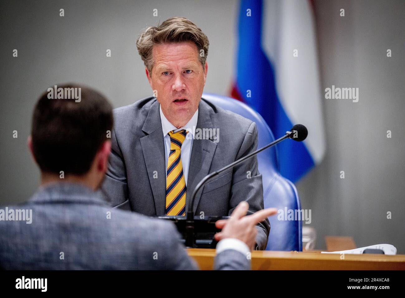 THE HAGUE - Member of Parliament Martin Bosma PVV during a debate with ...
