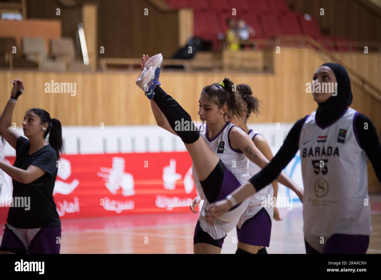 photos show a Basketball game in Damascus - Syria Stock Photo - Alamy