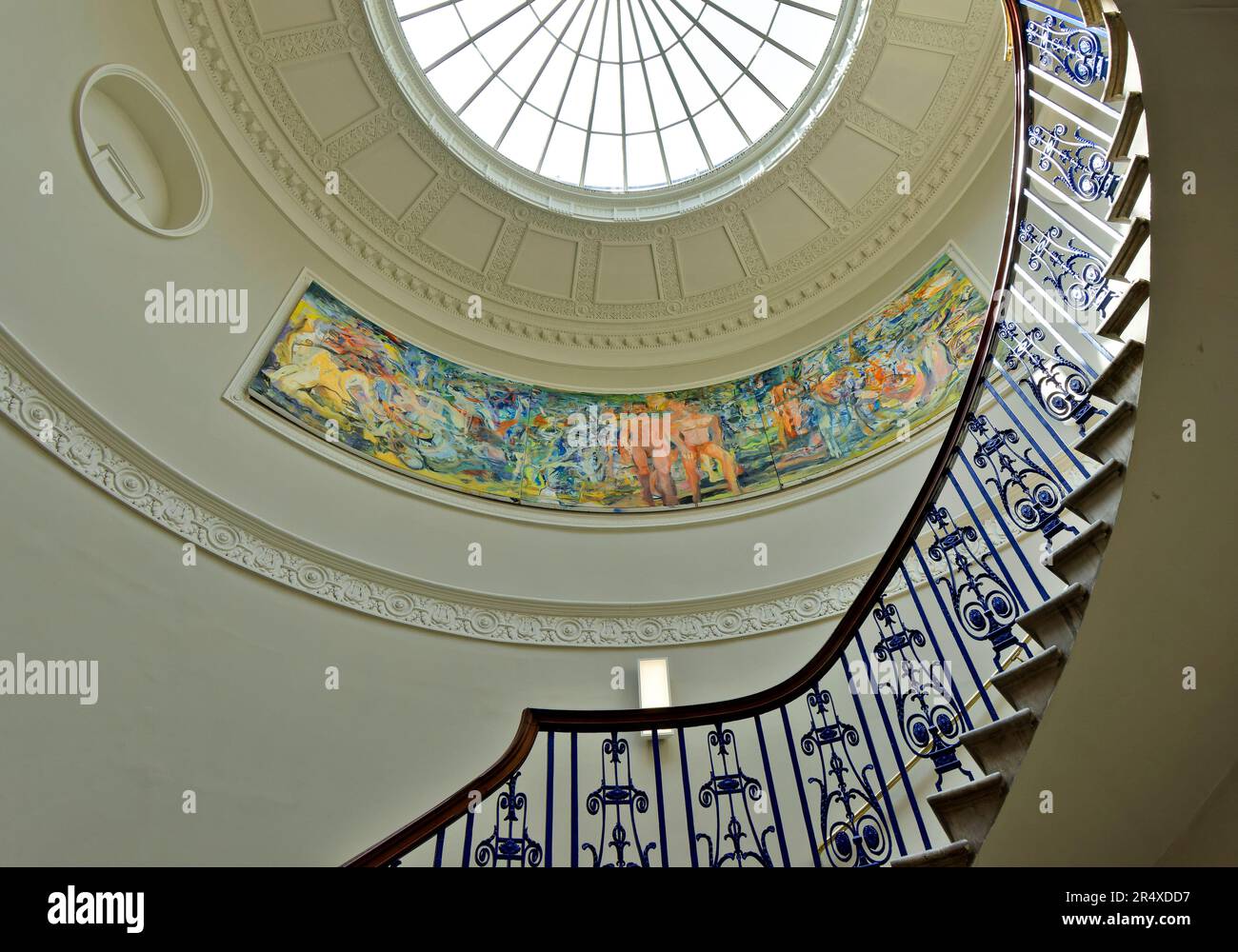London The Courtauld Gallery Somerset House the spiral staircase ...