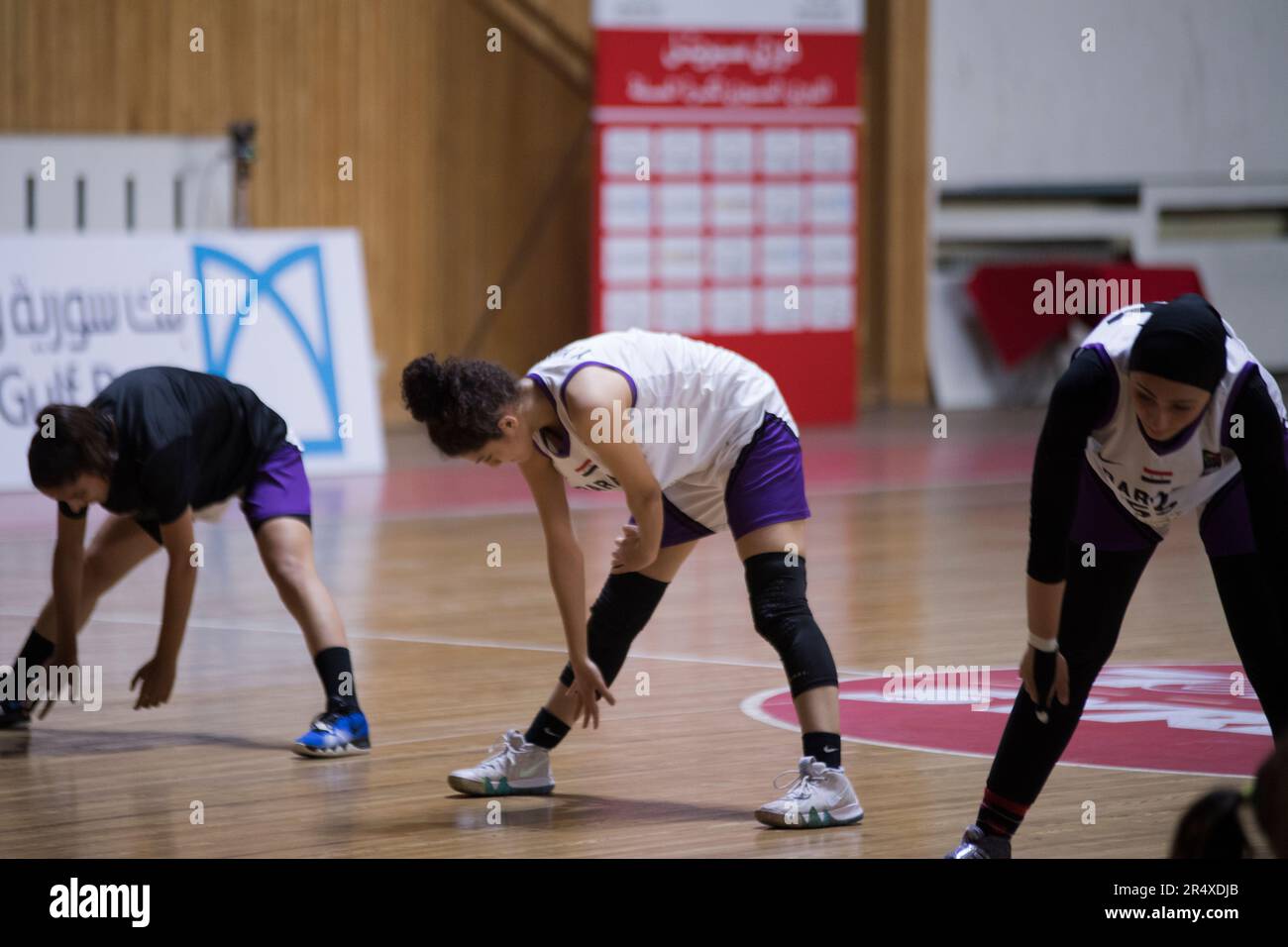 photos show a Basketball game in Damascus - Syria Stock Photo - Alamy