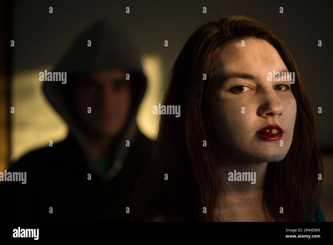 Vampire mouth hi-res stock photography and images - Alamy