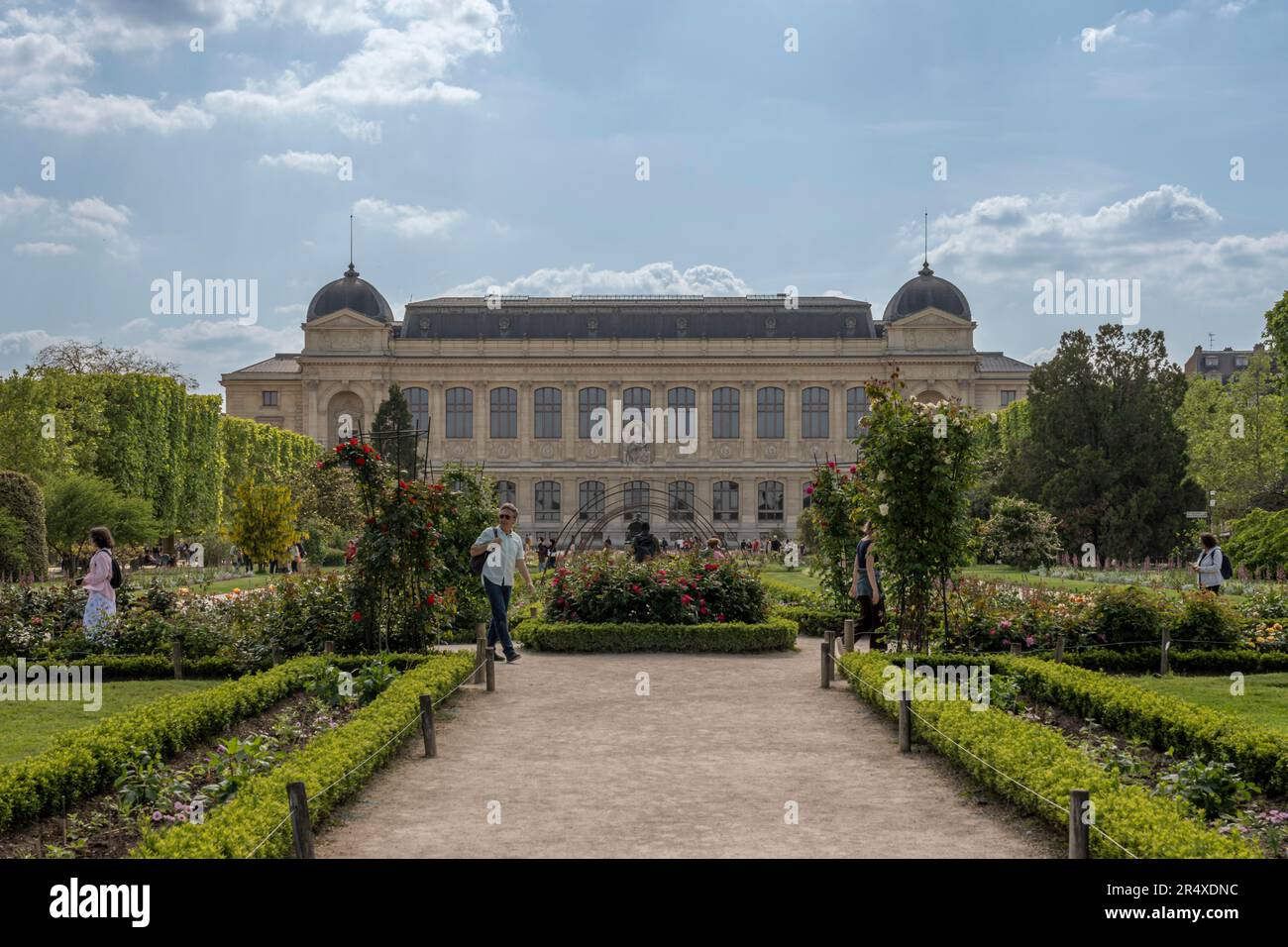 Paris, France - 05 19 2023: Garden of plants, Great Evolution Gallery ...