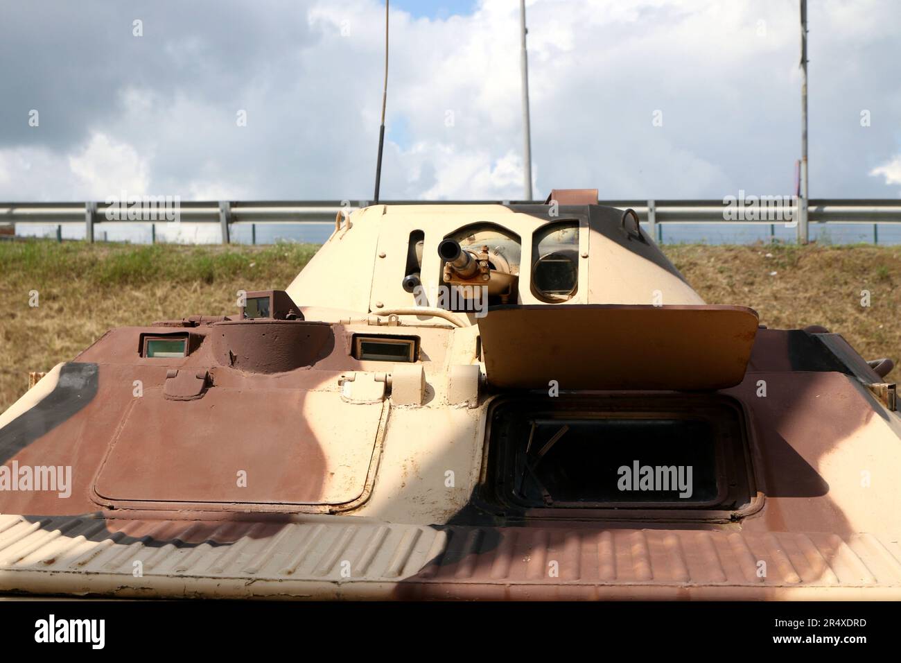 The armored personnel carrier (known as the APC), armored transport and ...