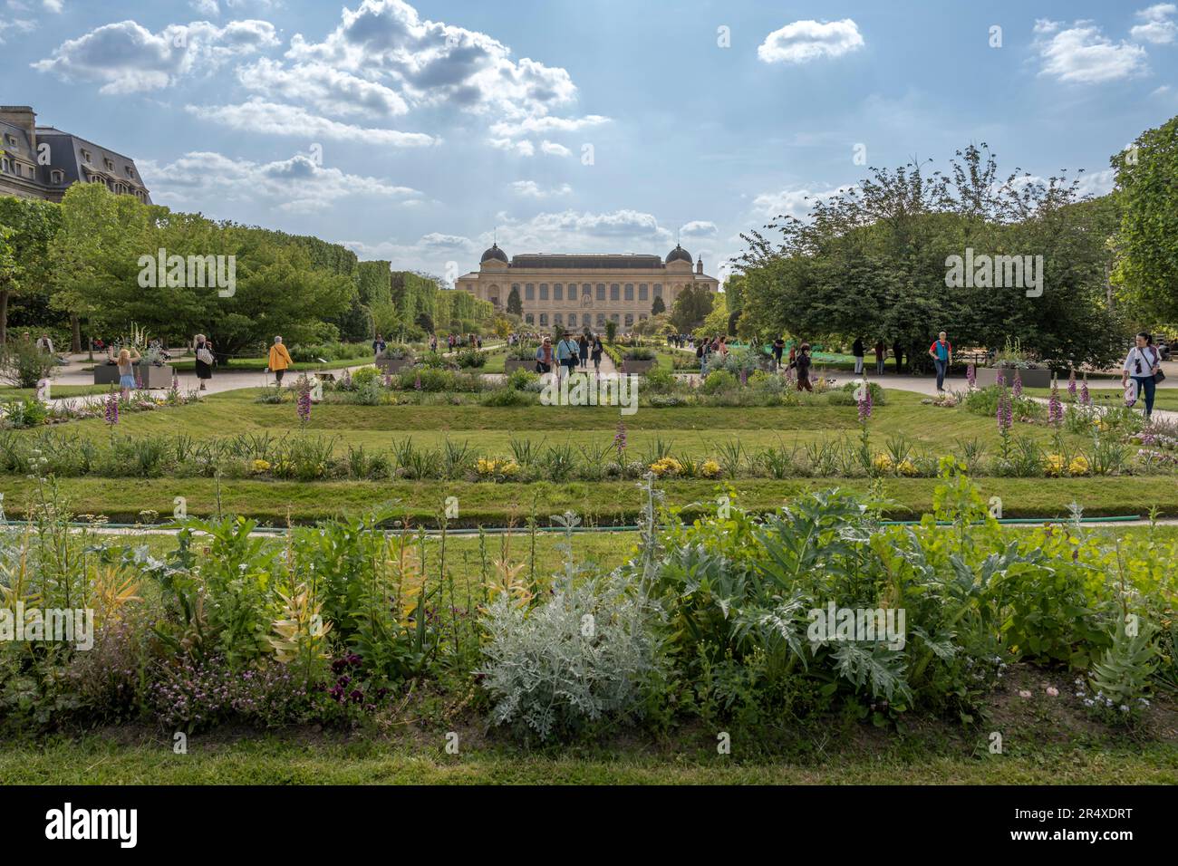 Paris, France - 05 19 2023: Garden of plants, Great Evolution Gallery ...