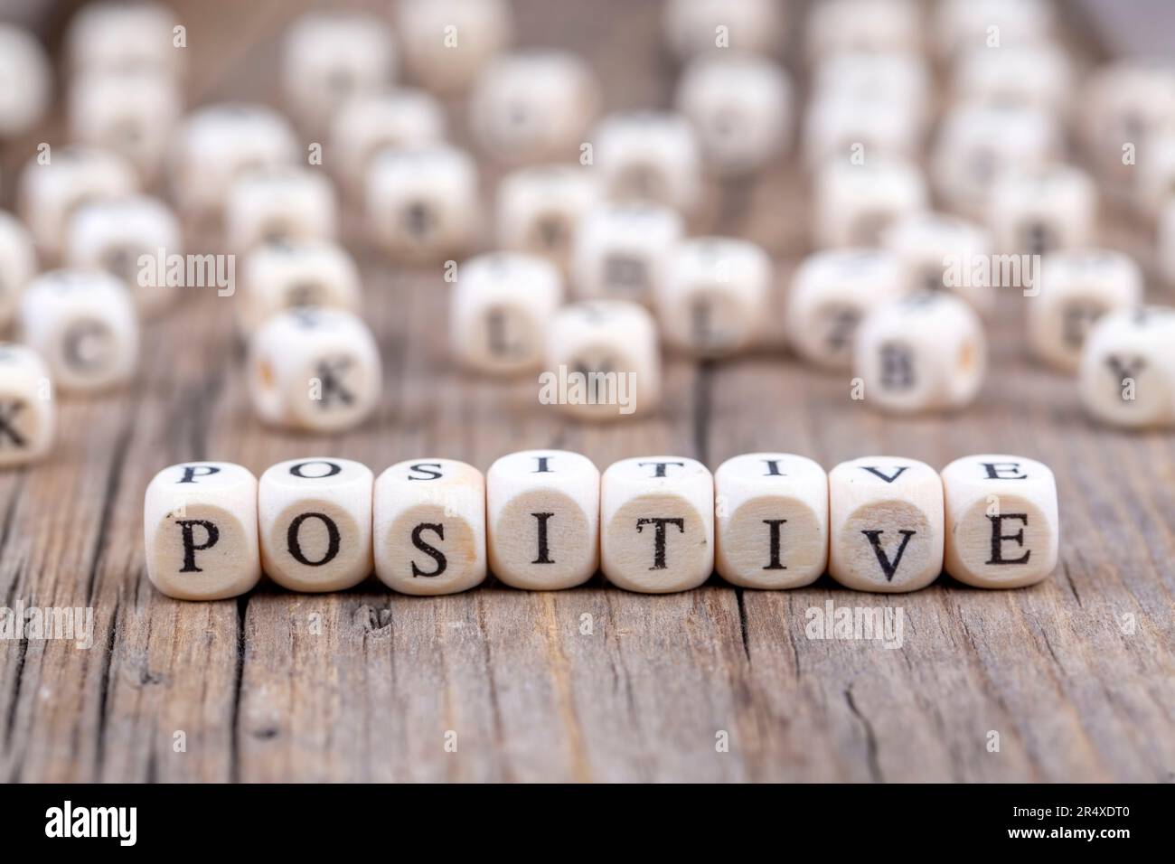 Positive attitude word written hi-res stock photography and images - Alamy