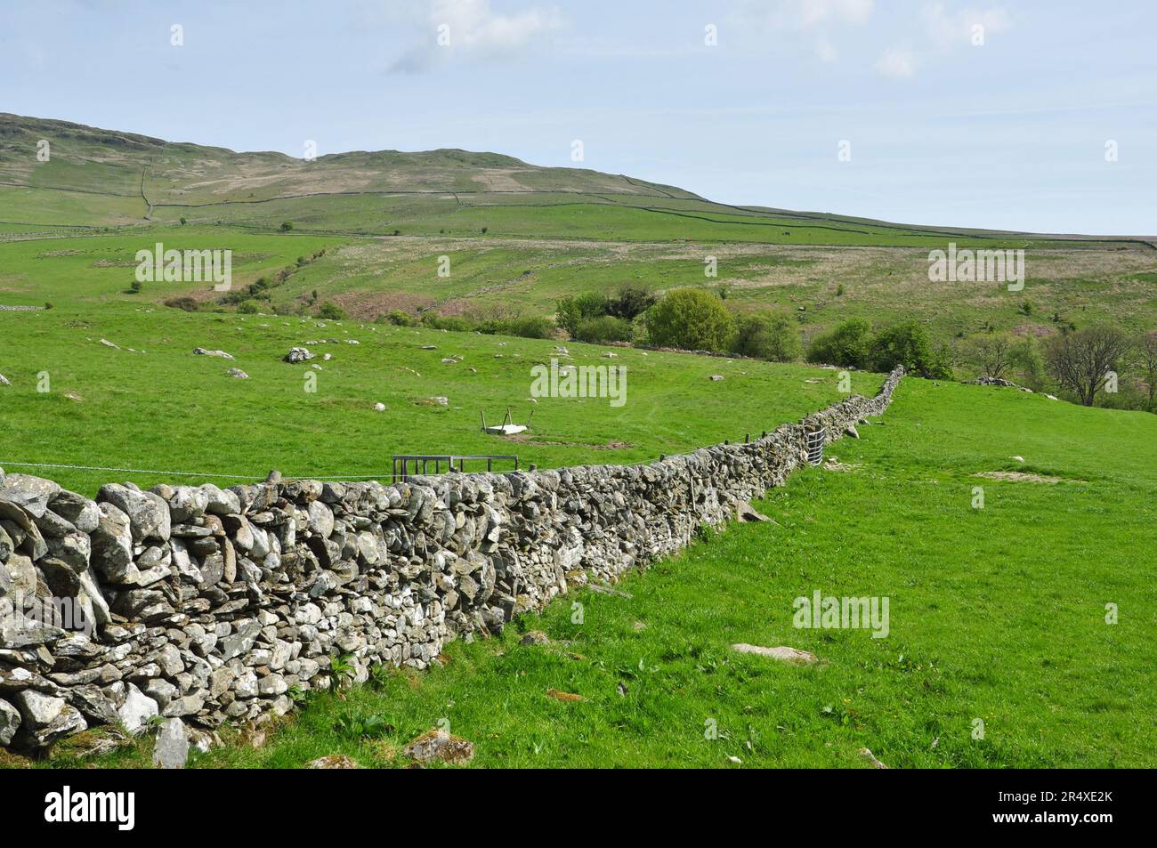Rural farming countryside near Cairn Holy (Cairnholy) just east of the ...