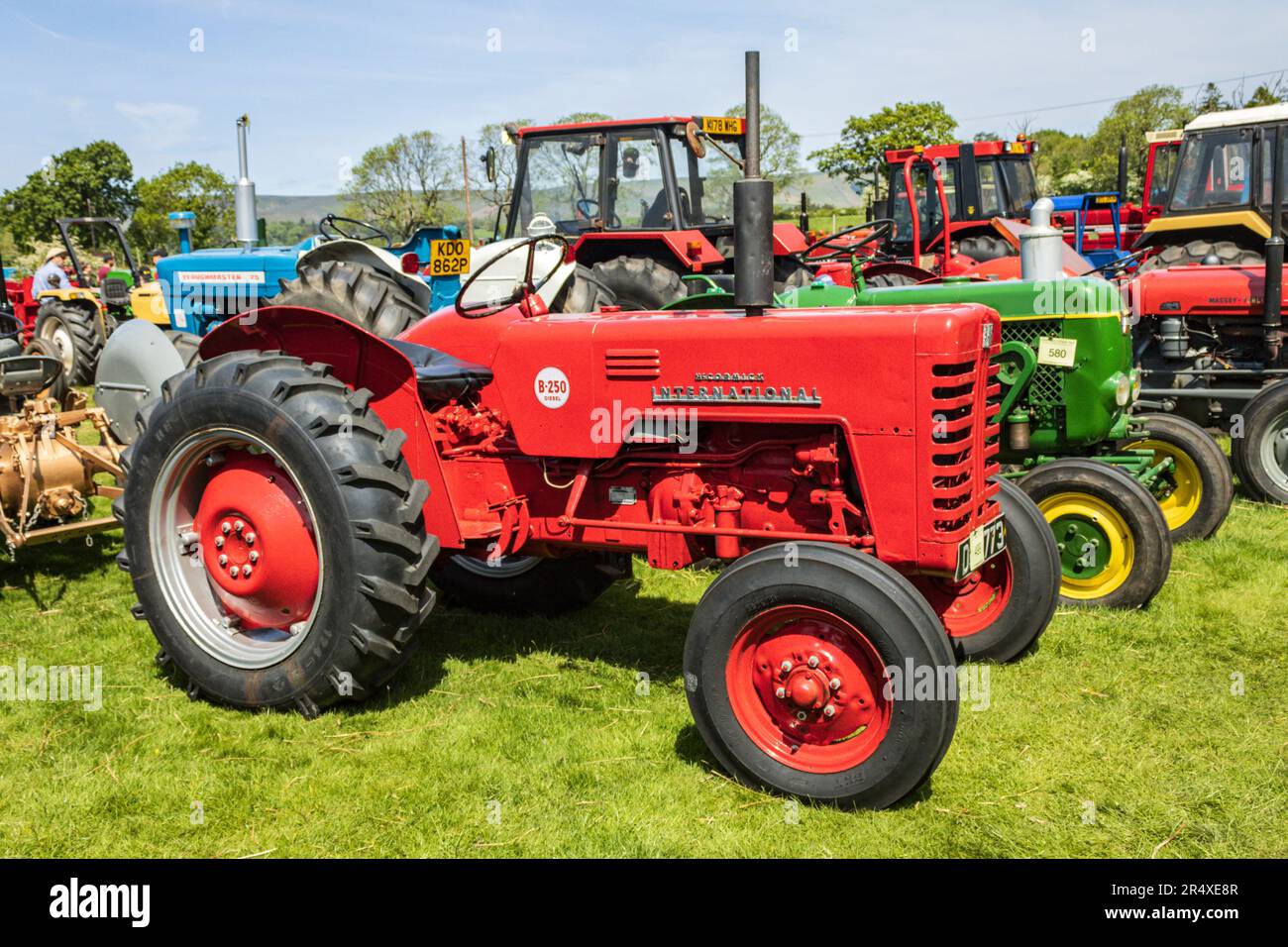 McCormick International B250 tractor. Chipping Steam Fair 2023 Stock ...