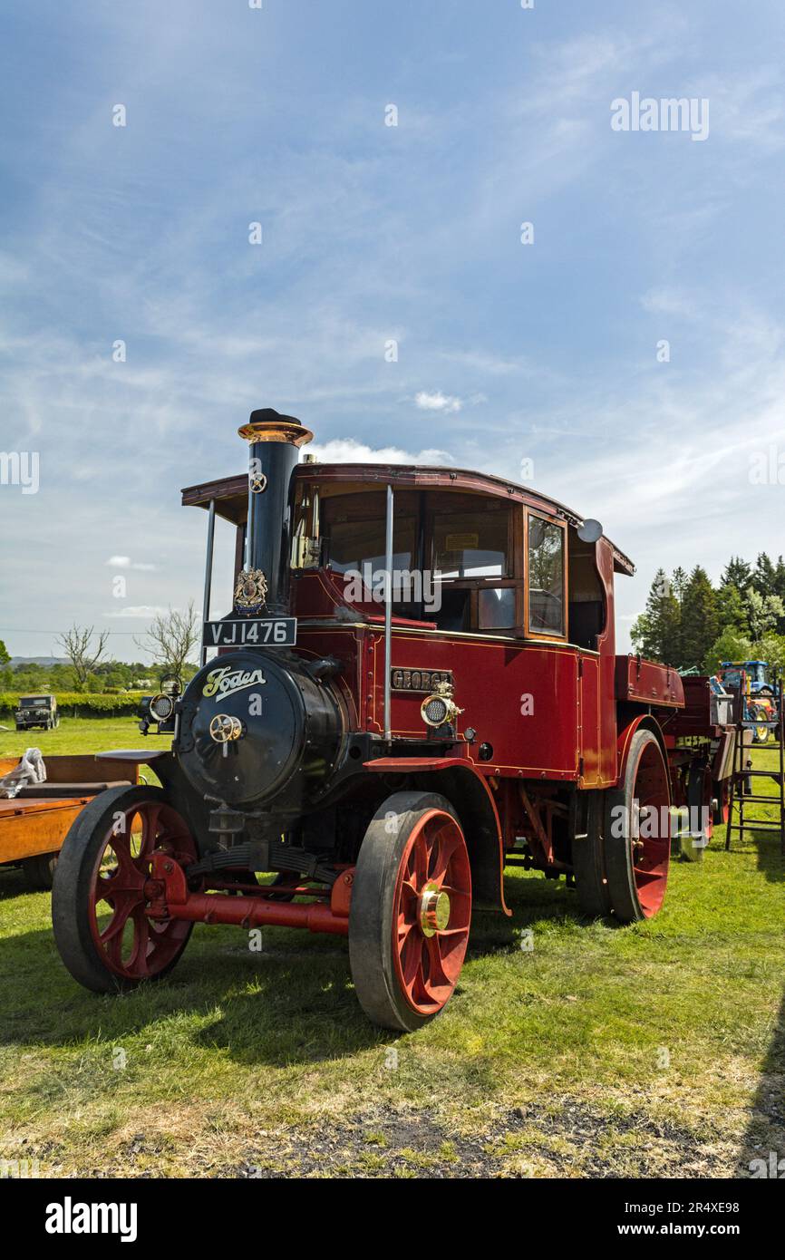 Foden steam lorry. Chipping Steam Fair 2023 Stock Photo - Alamy