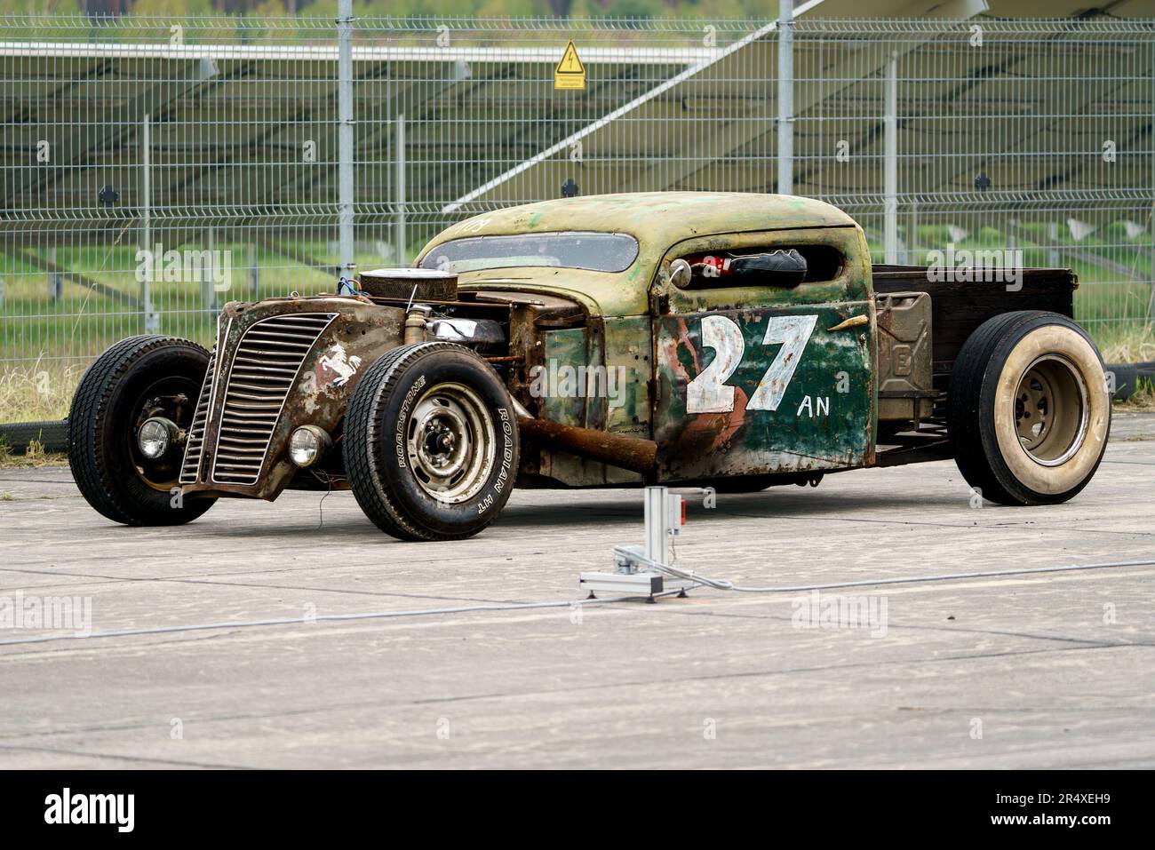 FINOWFURT, GERMANY - MAY 06, 2023: The hot rod on the road. Race ...