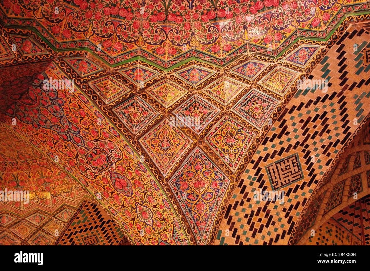 Iran - Shiraz - Mosque of Nazir al Mulk Stock Photo - Alamy