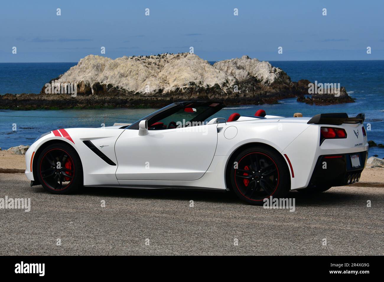 Chevrolet Corvette C7 sport car, Monterey, Monterey County, California ...