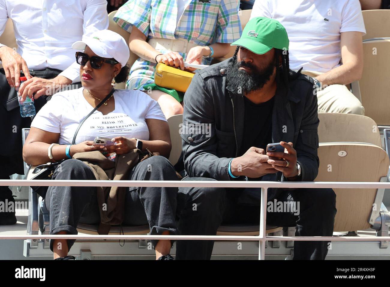 Paris, France. 30th May, 2023. Ronny Turiaf in the stands during French ...