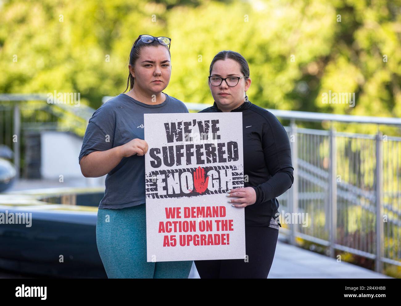 Ruth (left) and Cara, daughters of Dan McKane who died in April 2023 ...