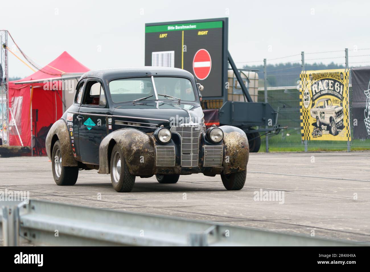 FINOWFURT, GERMANY - MAY 06, 2023: The hot rod on based Chevrolet ...
