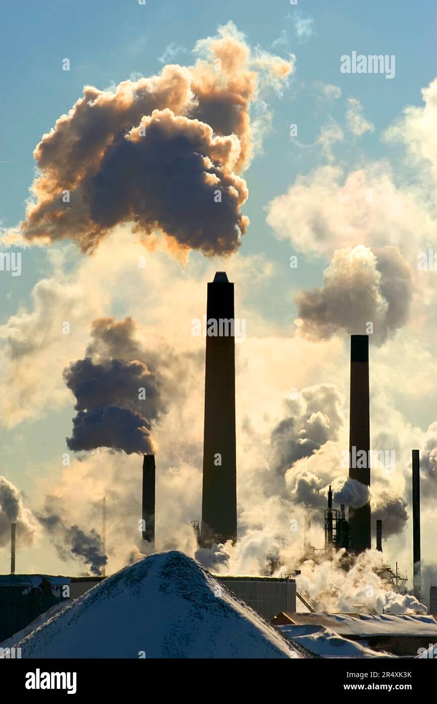 Air Pollution from Chemical Industry on the St. Clair River at Port ...
