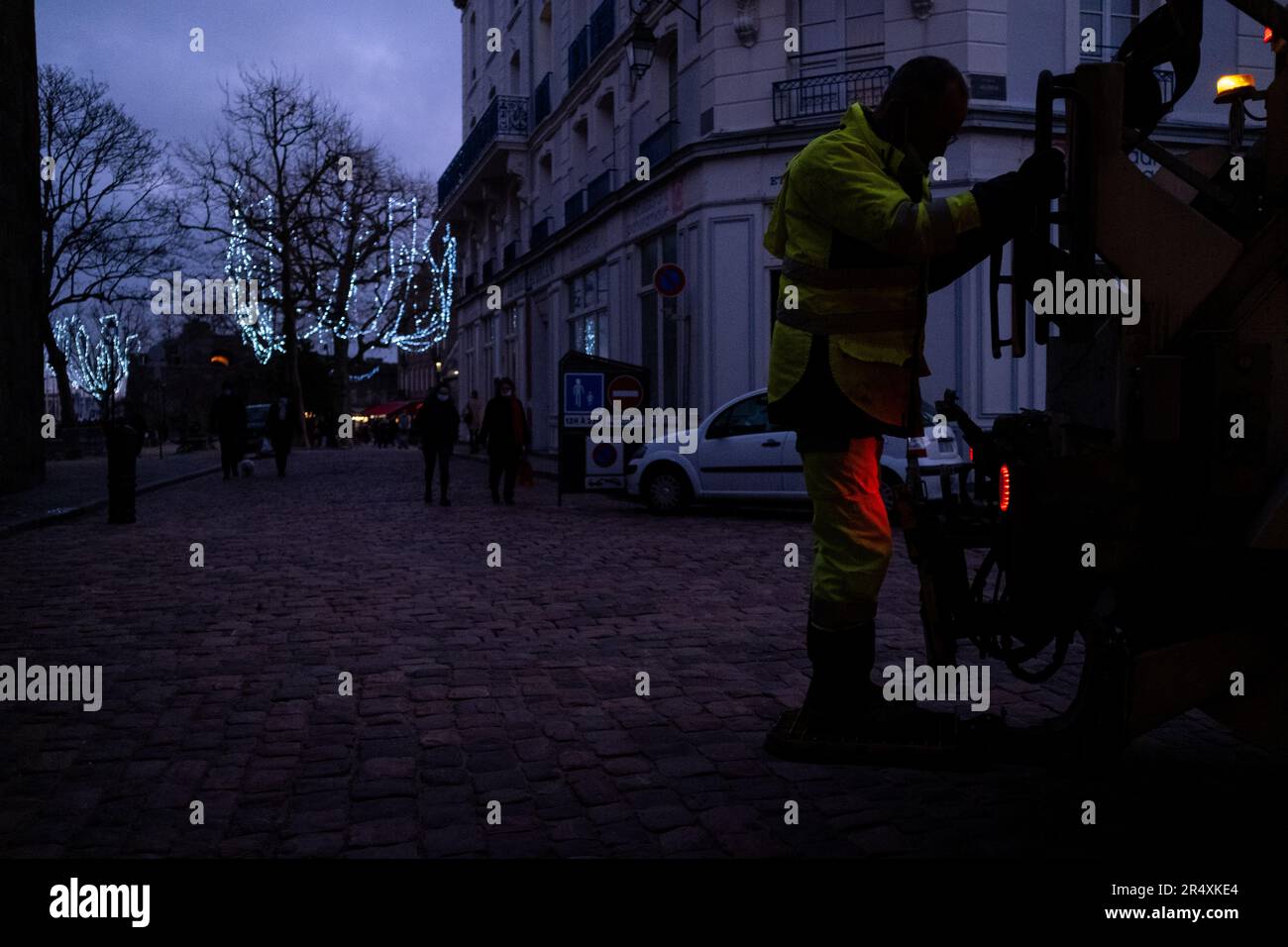 France, Brittany, Saint-Malo the 2021-12-19. Tourism and illustration ...