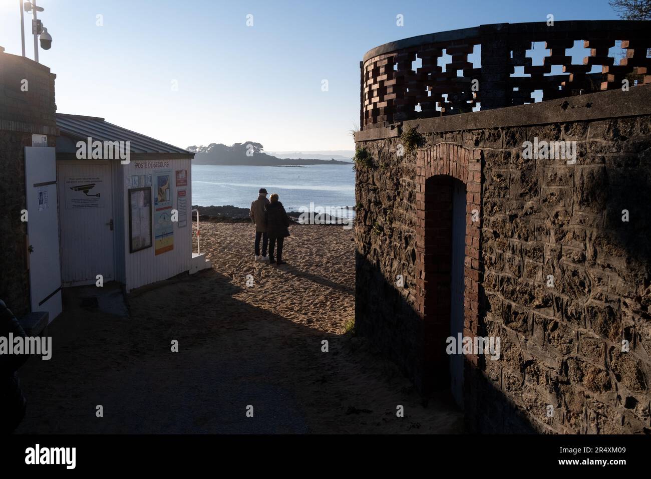 France, Brittany, Saint-Briac-sur-Mer the 2021-12-18. Tourism and ...
