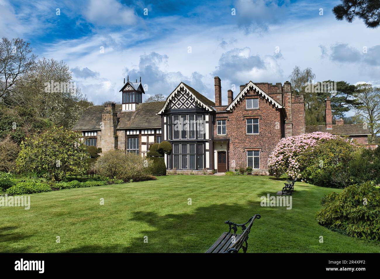 South front, Rufford Old Hall Stock Photo - Alamy