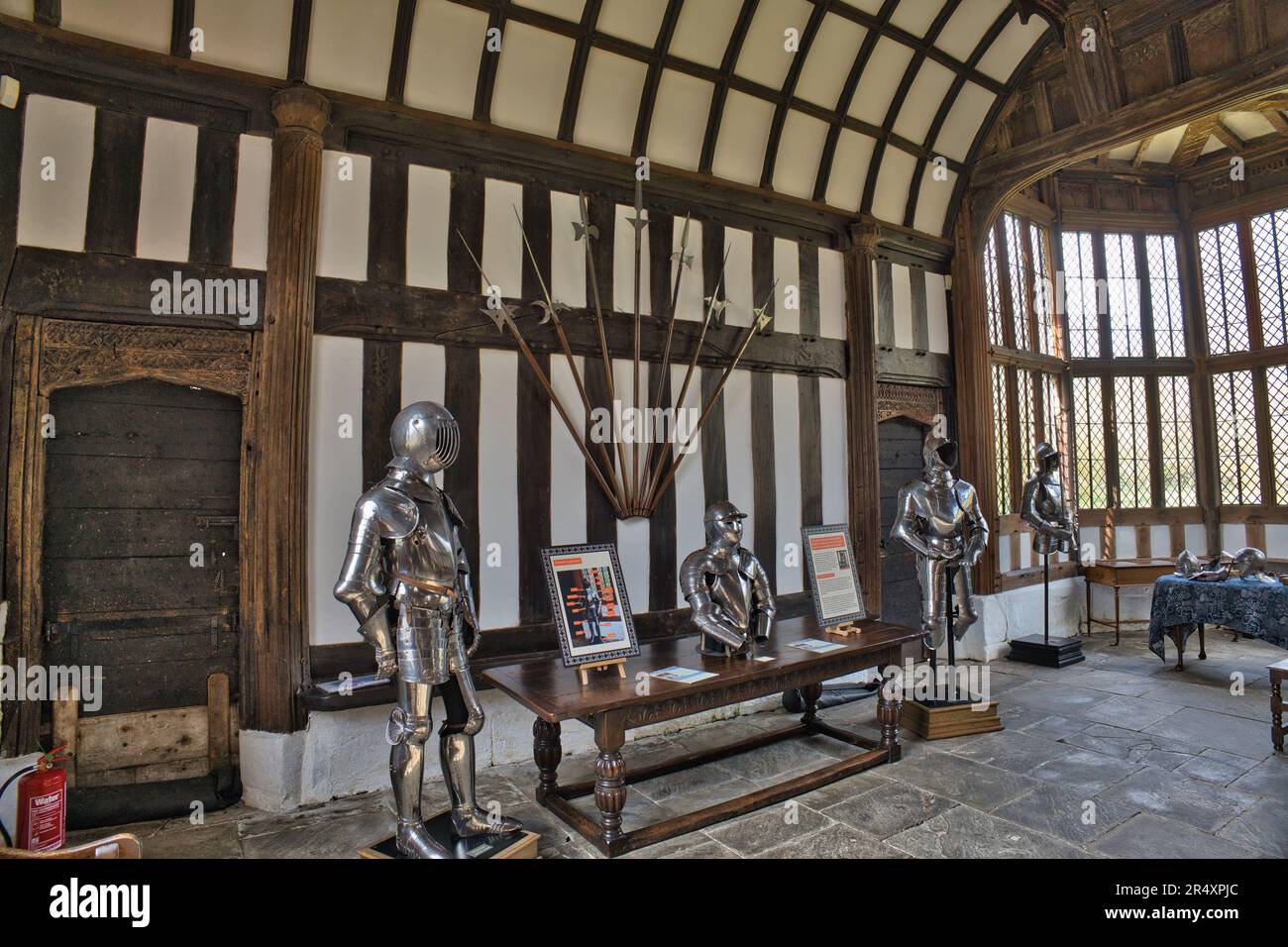 Great Hall, Rufford Old Hall Stock Photo - Alamy