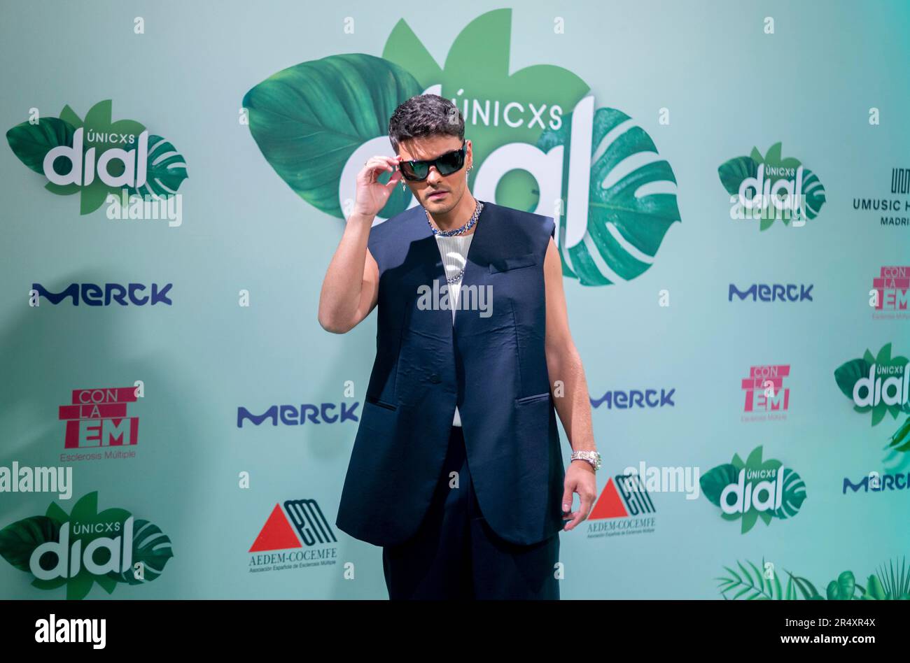 Singer Abraham Mateo during the celebration of World Multiple Sclerosis ...