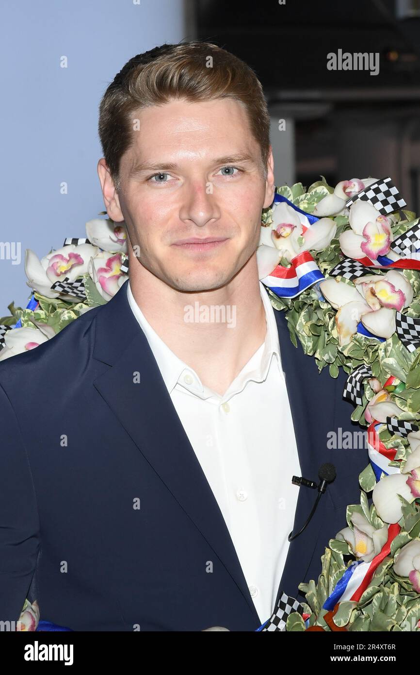 New York, USA. 30th May, 2023. Racecar Driver Josef Newgarden, after ...