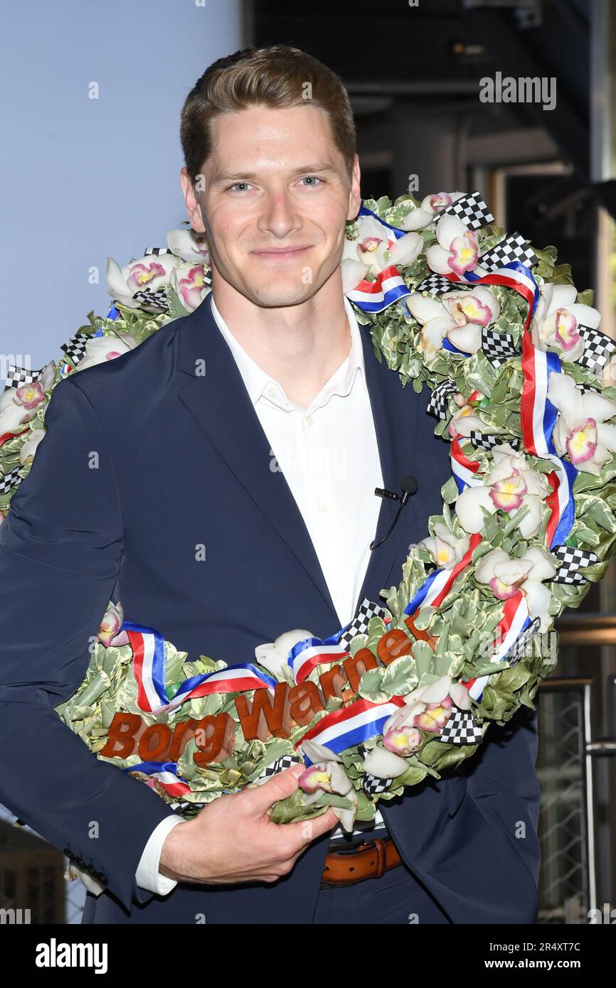 New York, USA. 30th May, 2023. Racecar Driver Josef Newgarden, after ...