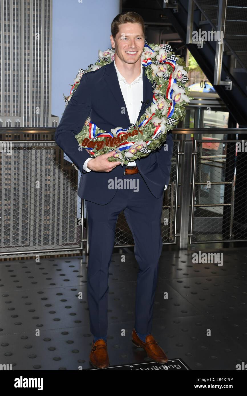 New York, USA. 30th May, 2023. Racecar Driver Josef Newgarden, after ...