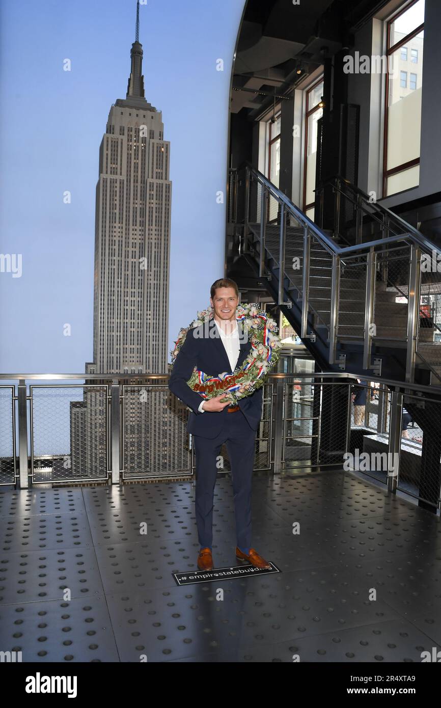 New York, USA. 30th May, 2023. Racecar Driver Josef Newgarden, after ...