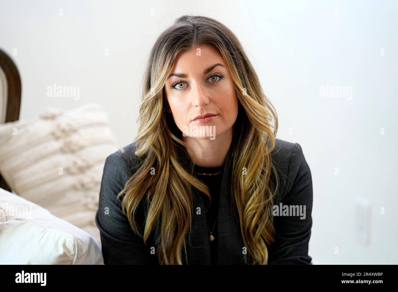 Author T.J. Newman poses for a portrait in Phoenix on May 16, 2023, to ...