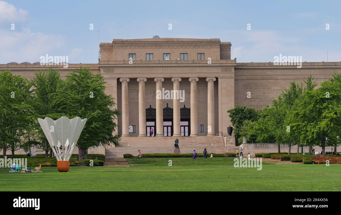 Kansas City, Missouri - May 29, 2023: Wide-Angle of the Shuttlecock ...