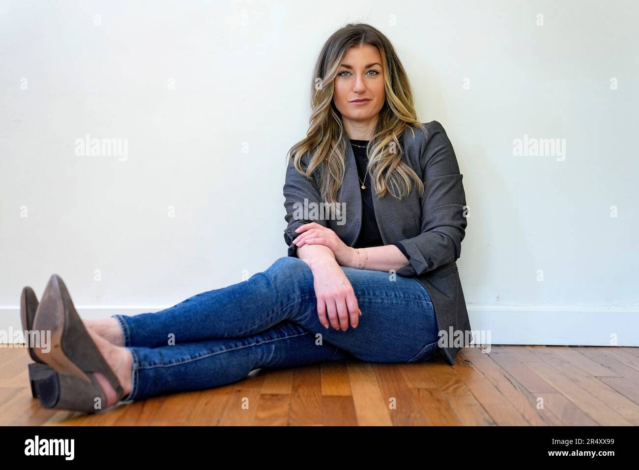 Author T.J. Newman poses for a portrait in Phoenix on May 16, 2023, to ...