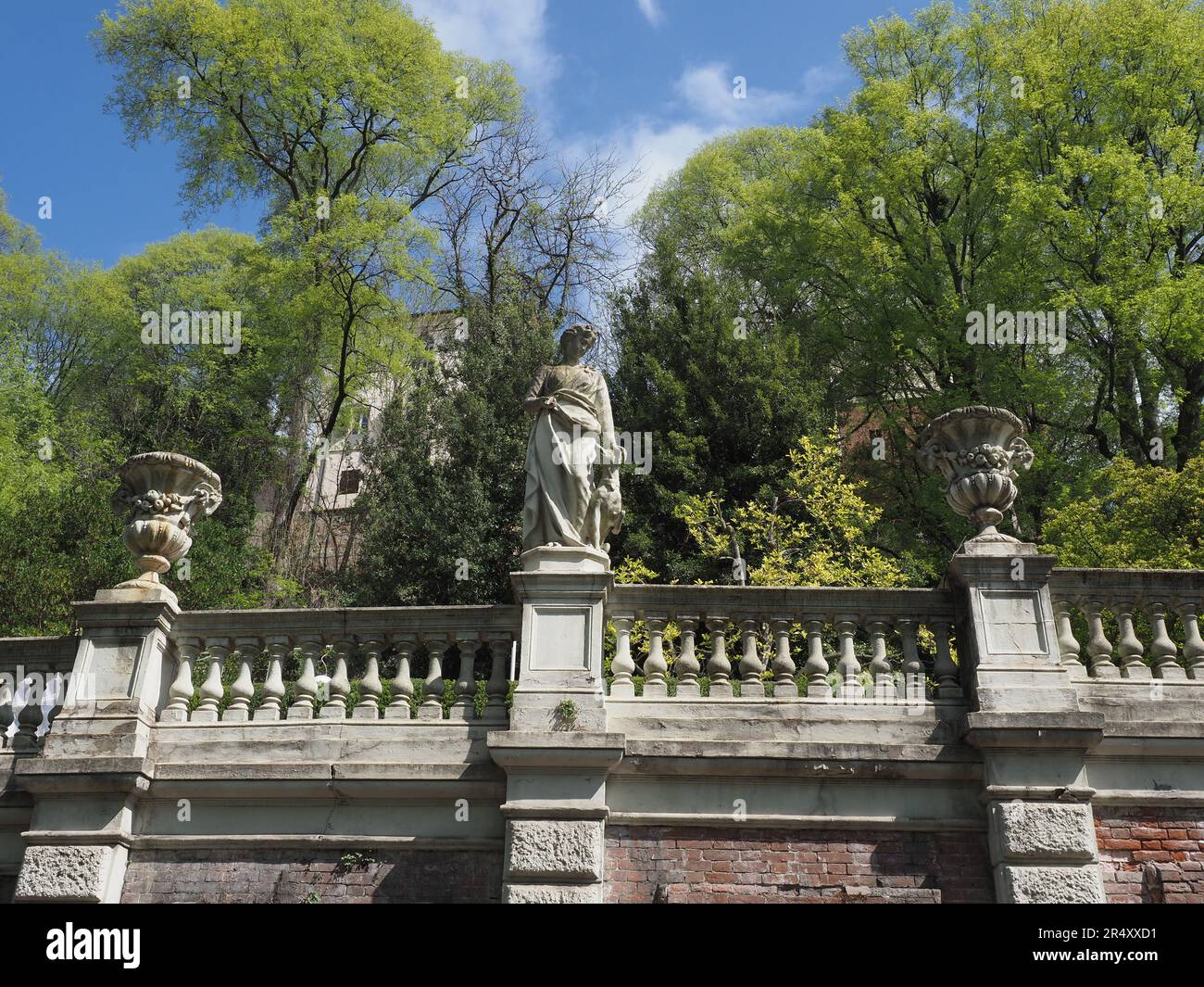 Mount of Capuchin Friars church gardens in Turin, Italy Stock Photo - Alamy