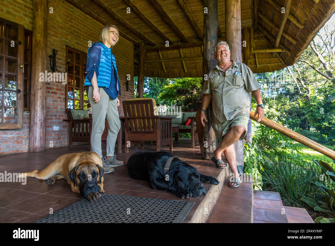 The owner of Kumbali Country Lodge in conversation with travel ...