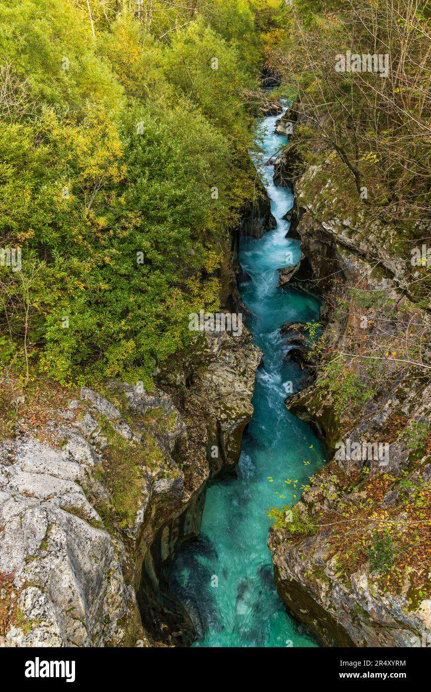 Great Soca Gorge (Velika korita Soce), Triglavski national park ...