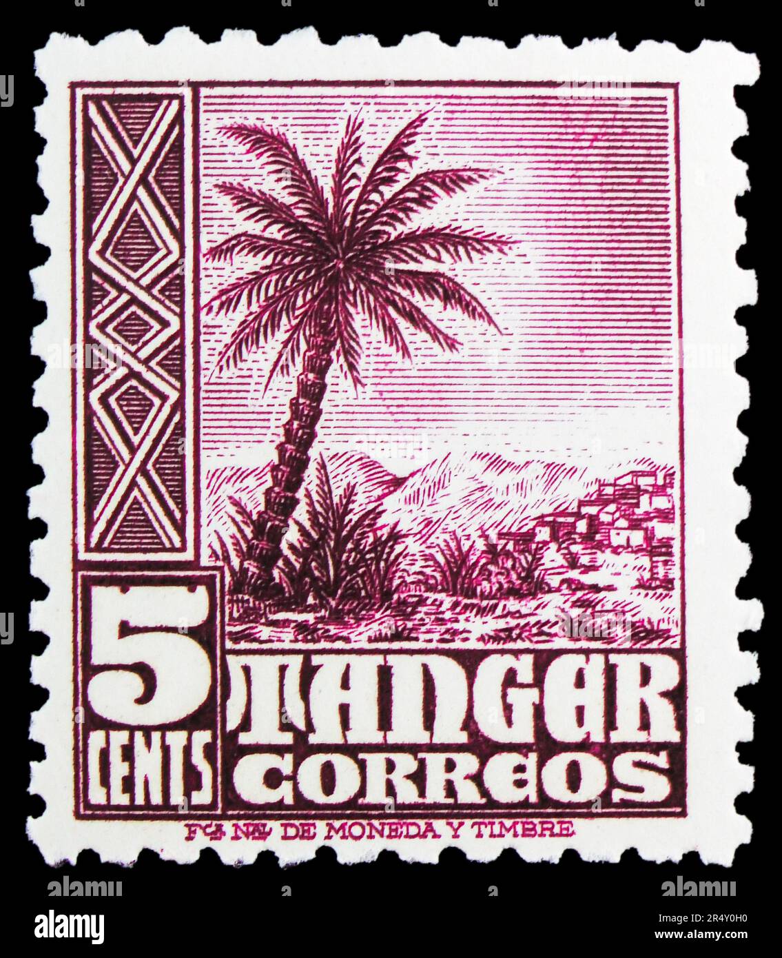 MOSCOW, RUSSIA - MAY 18, 2023: Postage stamp printed in Tangier shows ...