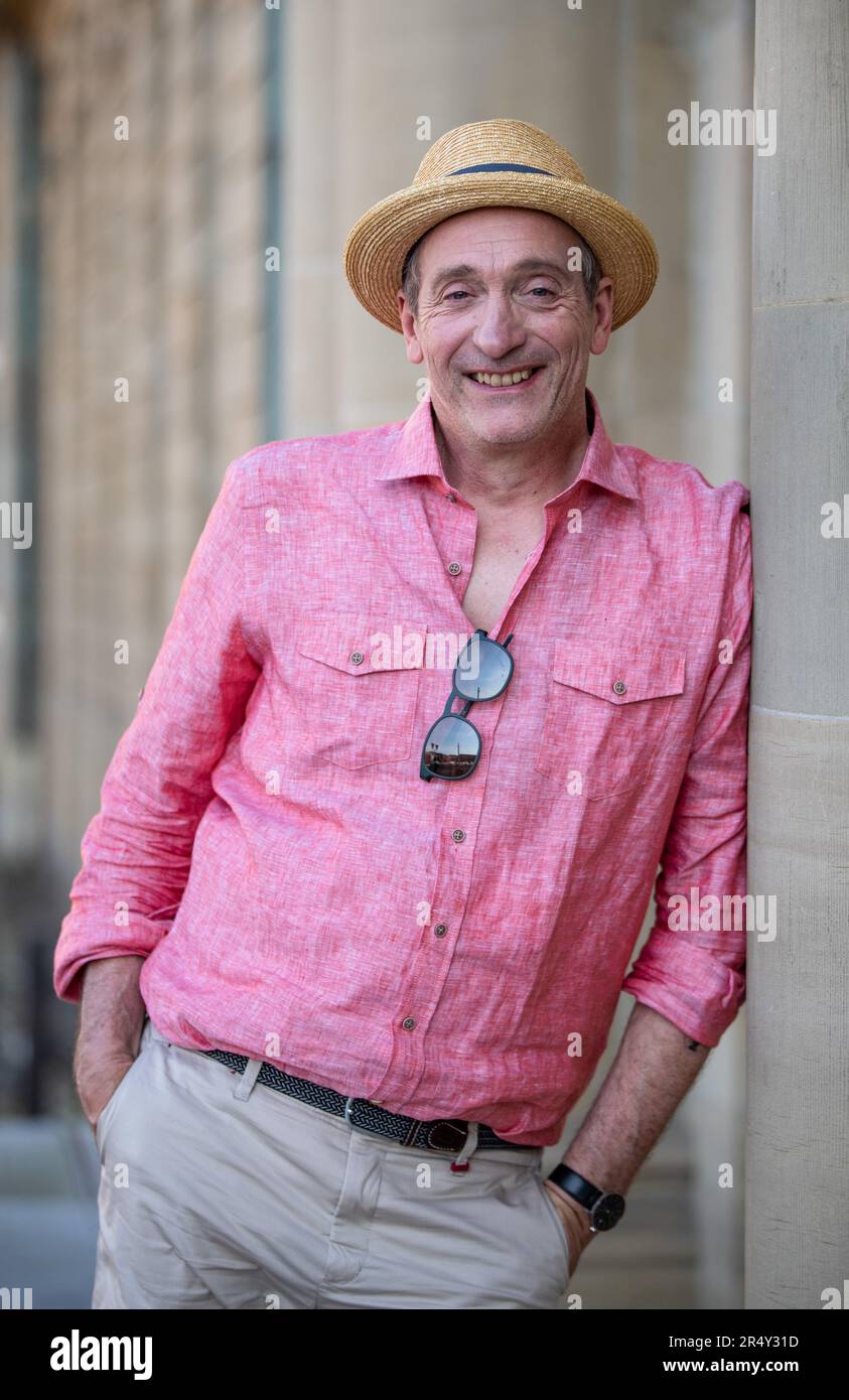 Stuttgart, Germany. 29th May, 2023. Actor Jürgen Hartmann stands in the ...