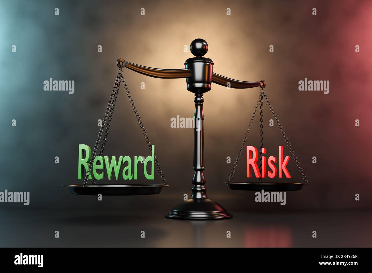 Risk Reward Balance Scale