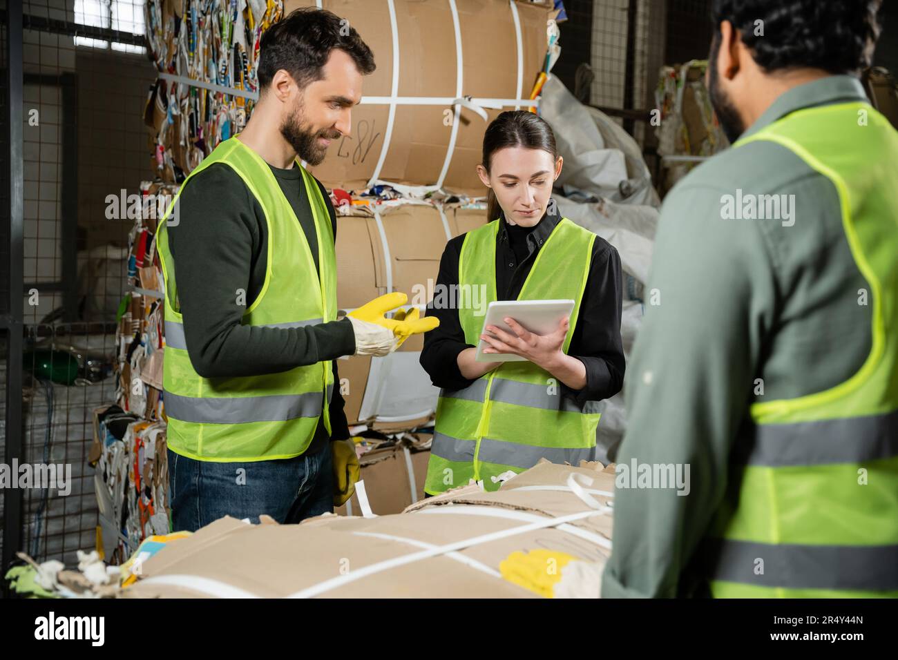 Modern waste sorting center industrial hi-res stock photography and ...