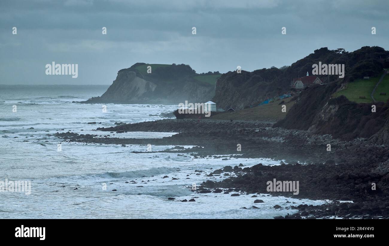 The coastline of Ventnor on the Isle of Wight Stock Photo - Alamy
