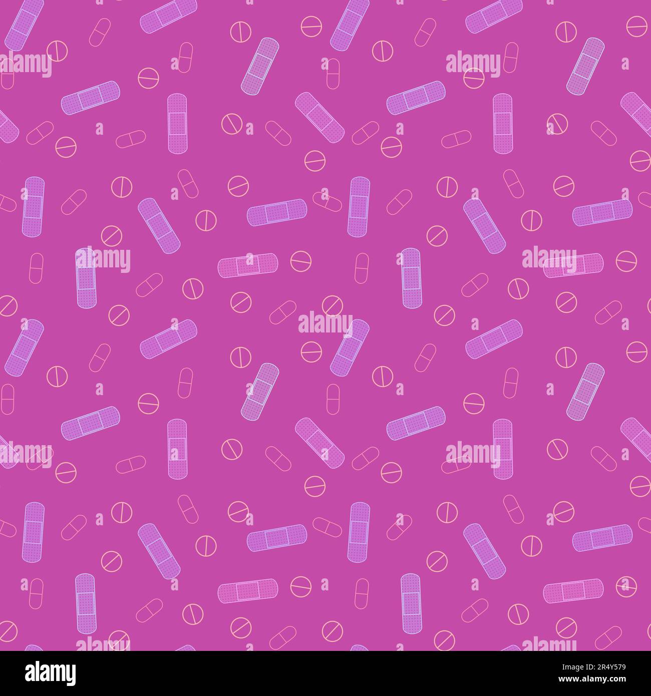 Cartoon medicine seamless pills pattern for wrapping paper and linens ...