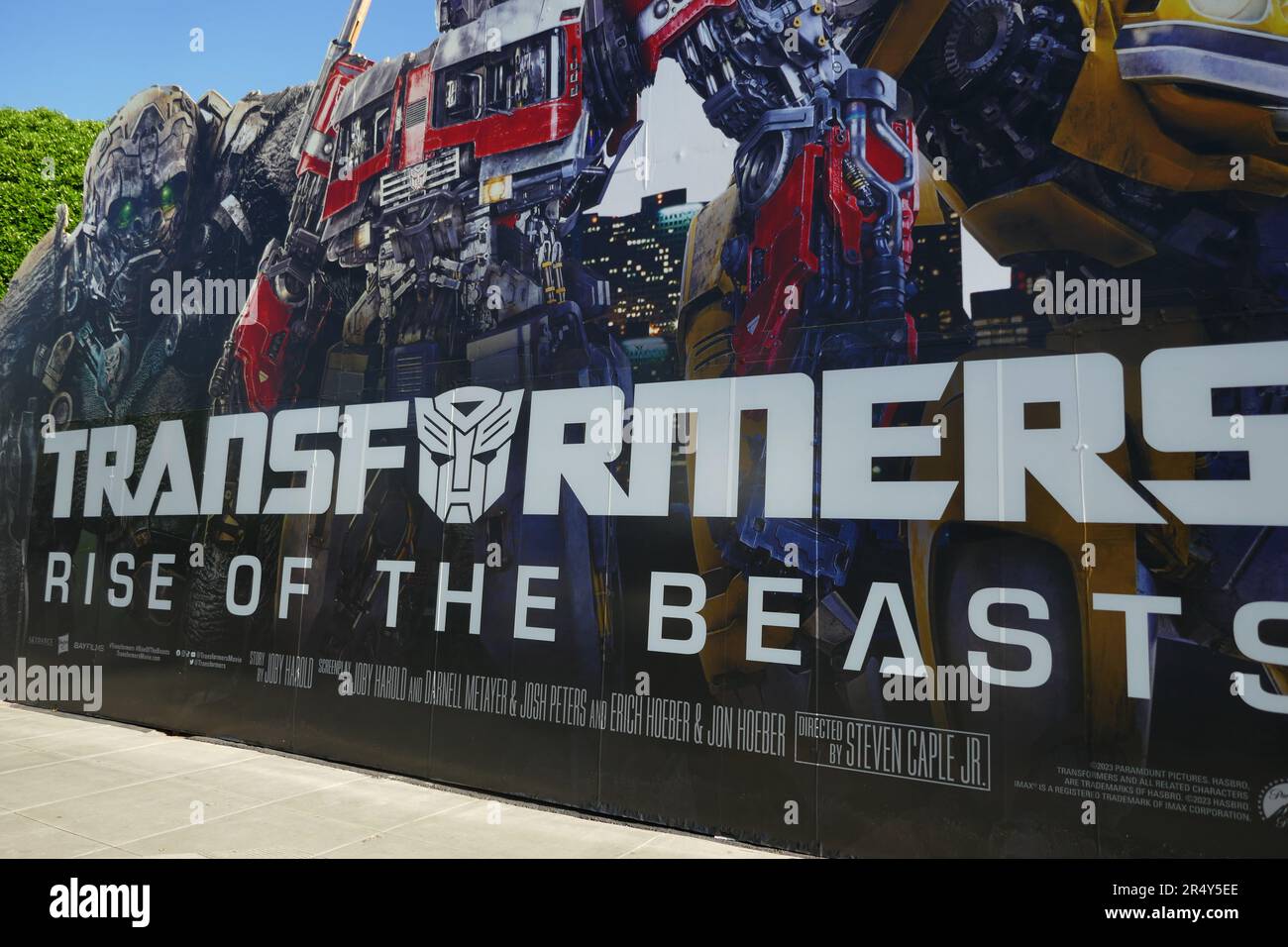 Los Angeles, California, USA 27th May 2023 Transformers Rise of the ...