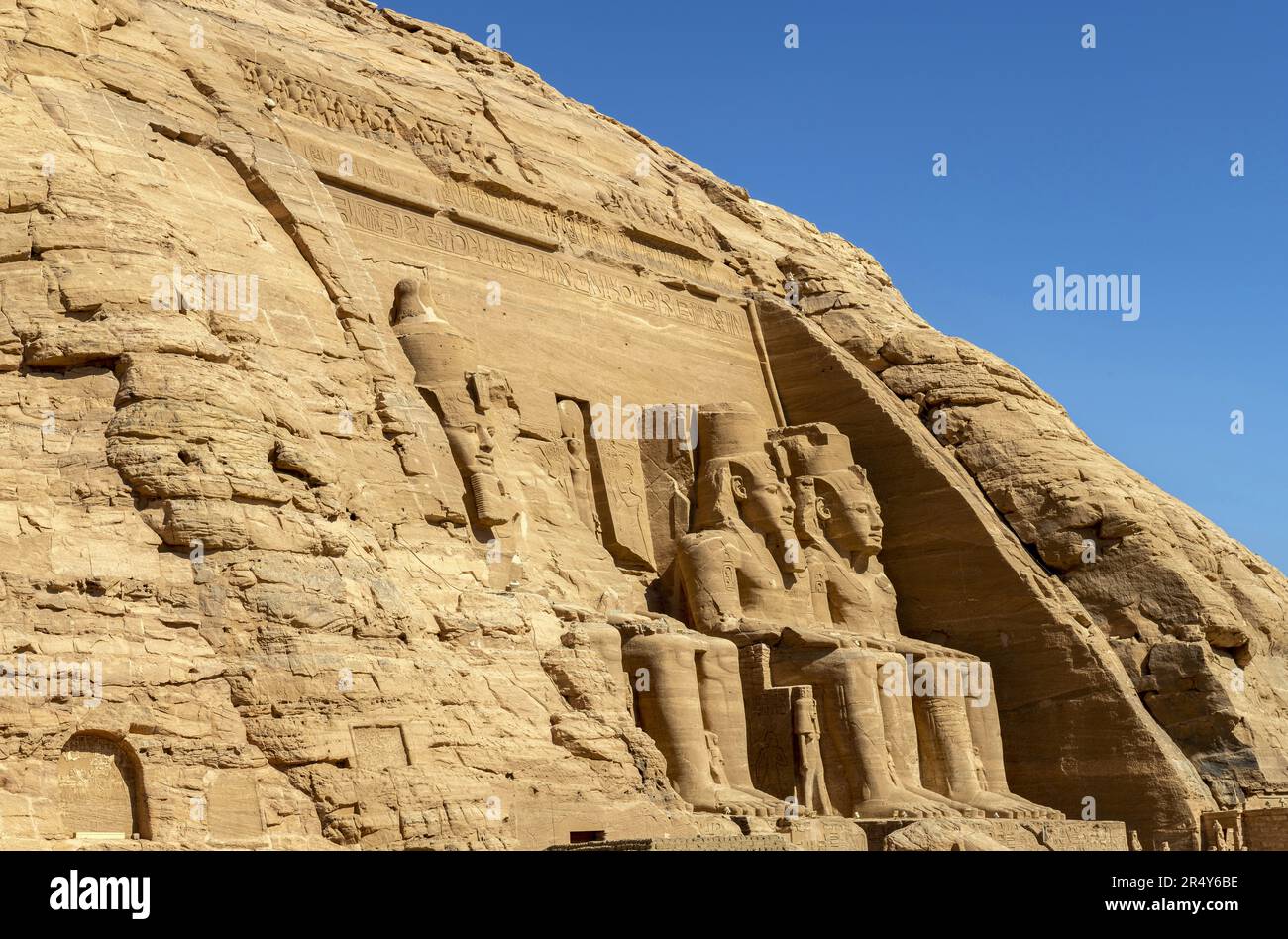 Temple of Rameses II in Abu Simbel Stock Photo - Alamy