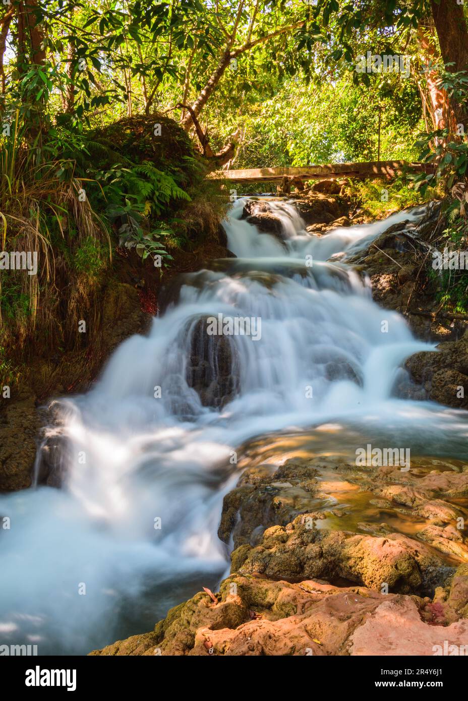 A waterfall of Hti Se Khar Stock Photo - Alamy