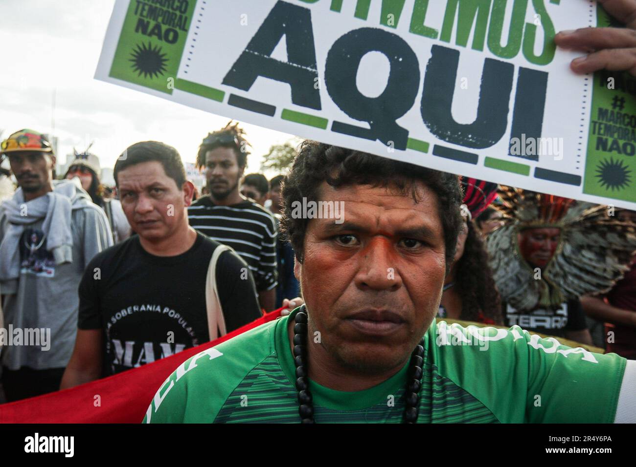 BRASÍLIA, DF - 30.05.2023: INDIGENOUS PEOPLE PROTEST IN BRASILIA ...