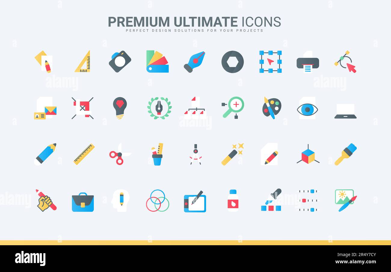 Tools for creative projects of designer, software and stationery for ...