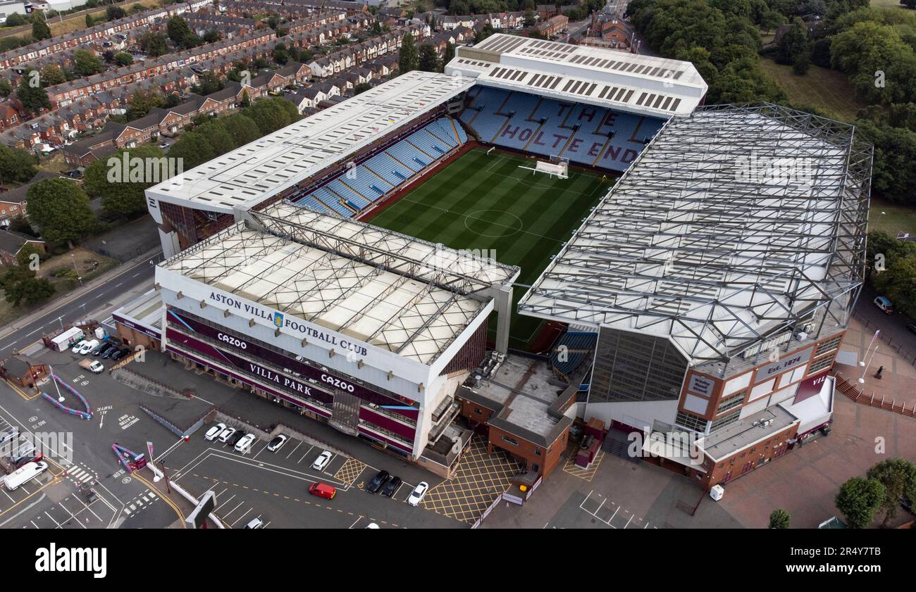 Aerial view of Villa Park, home of Aston Villa FC Stock Photo - Alamy